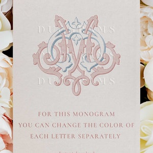 CM MC Wedding Monogram Logo Design C M Two Letter Monogram M C Digital ...