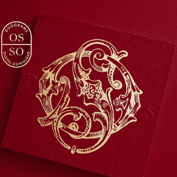 Monogram Letter O - Etsy