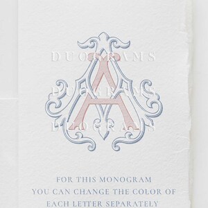 AA Vintage Wedding Monogram AA Duogram A A Interlocking Monogram Logo ...
