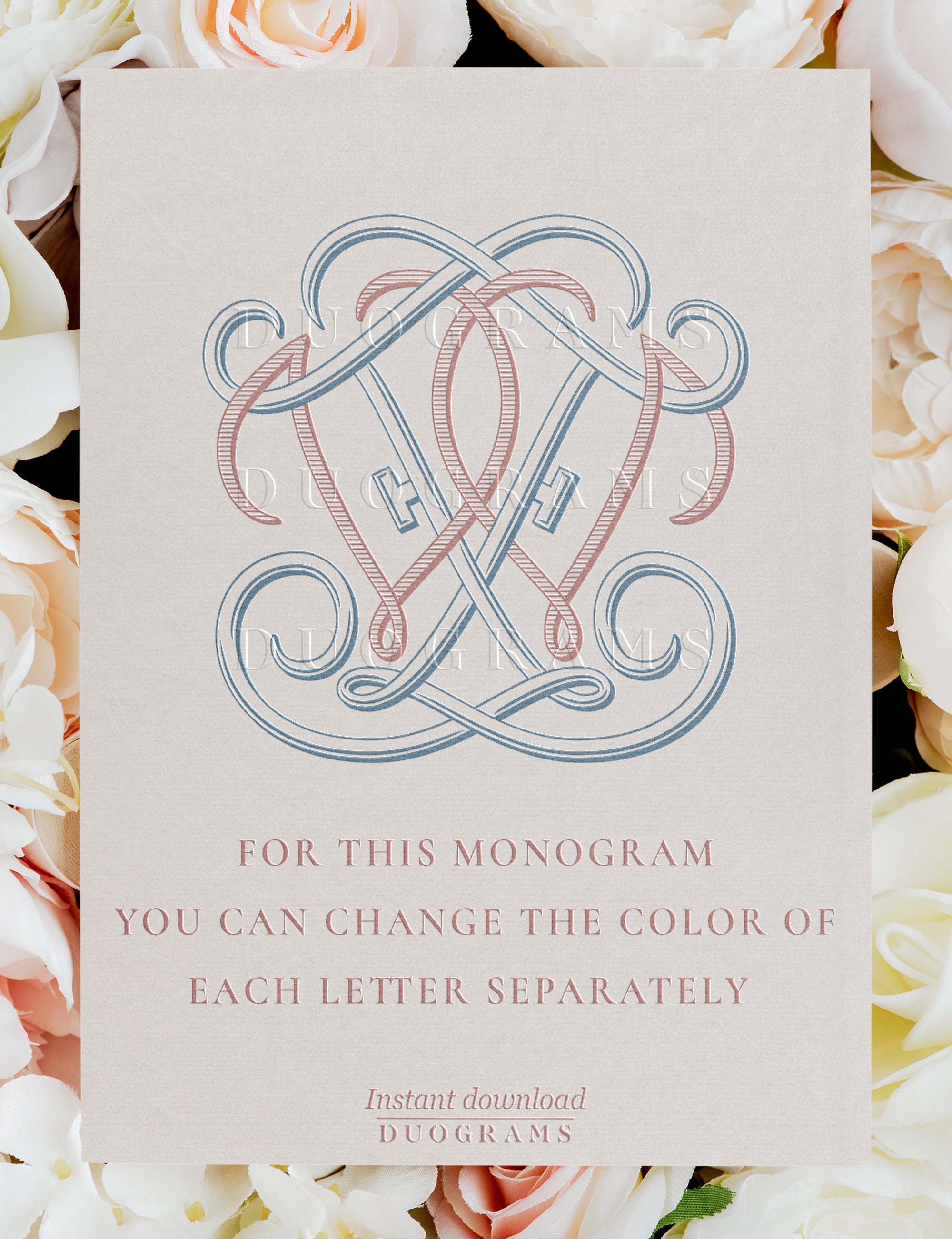 Vintage Wedding Monogram EV VE Monogram Wreath SVG - Etsy