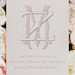MZ ZM Wedding Monogram Logo Design M Z Two Letter Monogram Initials + 2 ...