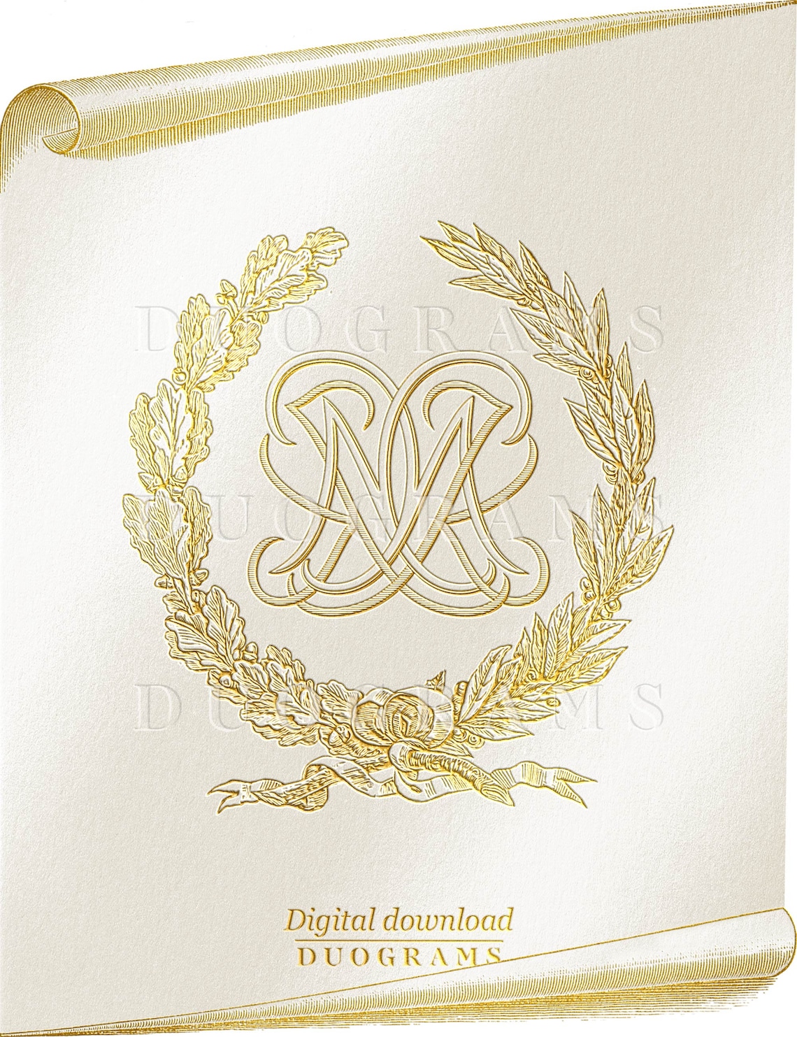 Wedding Monogram KN NK Monogram SVG - Etsy
