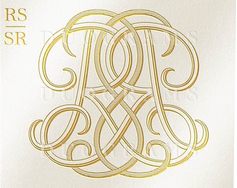 Wedding Monogram Logo Design DL LD Monogram Wreath SVG Digital - Etsy