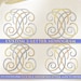 Custom 2 Letter Wedding Monogram Logo | Personalized Wedding Two Letter ...