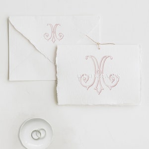 Single Letter Monogram M Floral Wedding Monogram Logo Design SVG, PNG ...