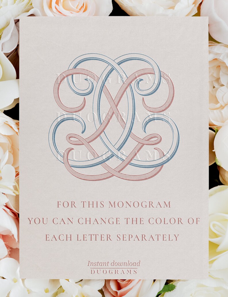 Wedding Monogram CL LC Monogram SVG - Etsy