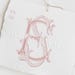 ES SE Vintage Wedding Monogram Logo Design SVG Two Letter Monogram E S ...