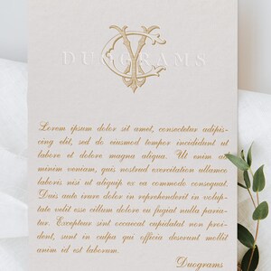 CY YC Vintage Monogram Logo Design C Y Wedding Initials + 2 Free Wreath ...