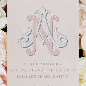 AN NA Wedding Monogram Logo Design A N Monogram Wreath SVG Digital ...