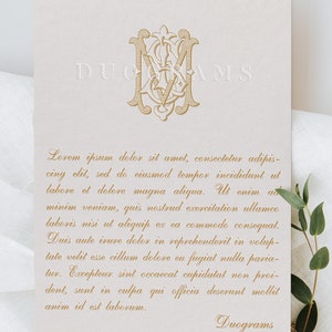 3 Letter Wedding Monogram Logo Design SJM JSM MSJ Etc...instant ...