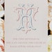 Vintage Wedding Monogram Logo KT TK Duogram K T Intertwined Monogram ...