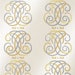 Custom 2 Letter Wedding Monogram Logo | Personalized Wedding Two Letter ...