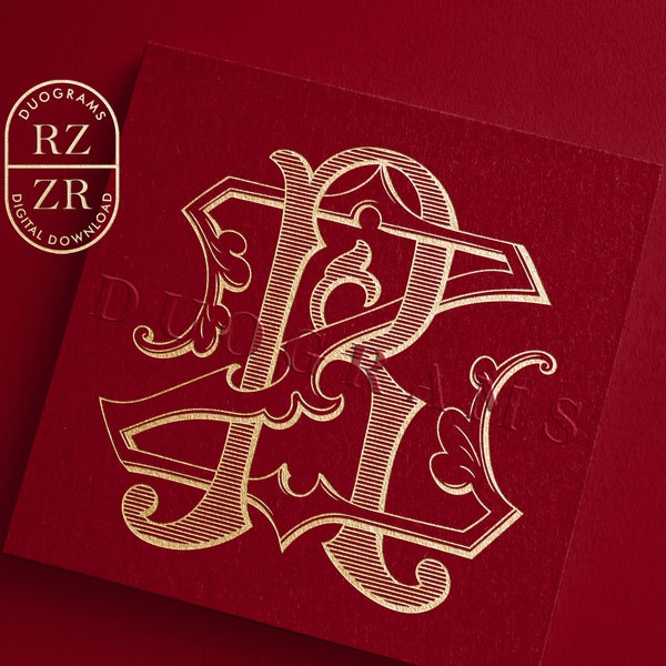 Wedding Monogram Logo - Etsy