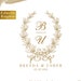 Wedding Crest Logo Design | Wedding Template | Wedding Logo | Wedding ...