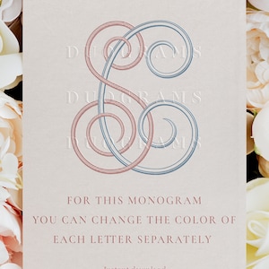 Wedding Monogram Logo Design CS SC Monogram Wreath SVG Digital Download ...
