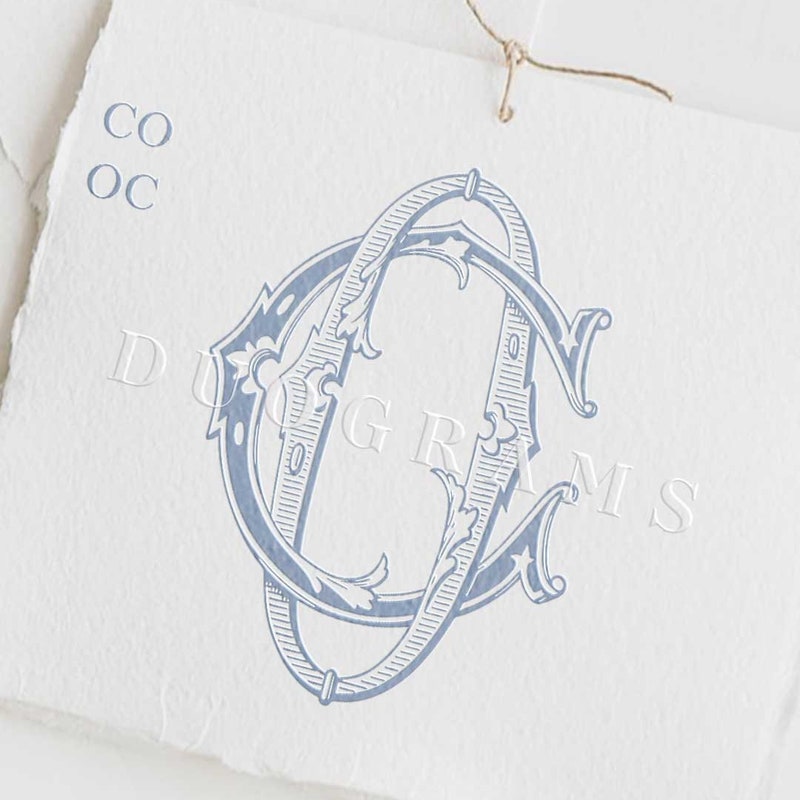 Monogram Letter O - Etsy