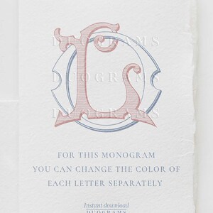 LO OL Wedding Monogram Logo Design L O Two Letters Monogram SVG Digital ...