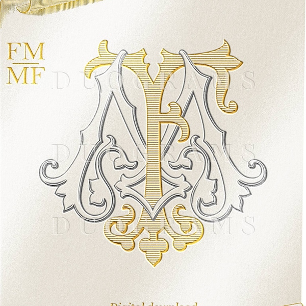 Wedding Monogram Logo - Etsy