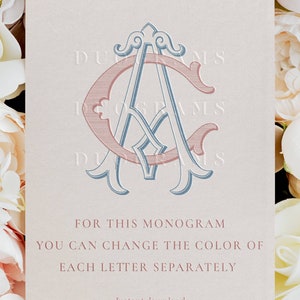 AC CA Monogram Logo Design A C Monogram Wreath SVG Digital Download - Etsy