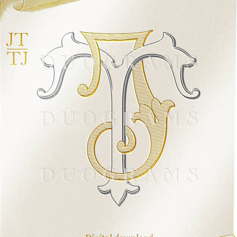 Monogram Letter T - Etsy