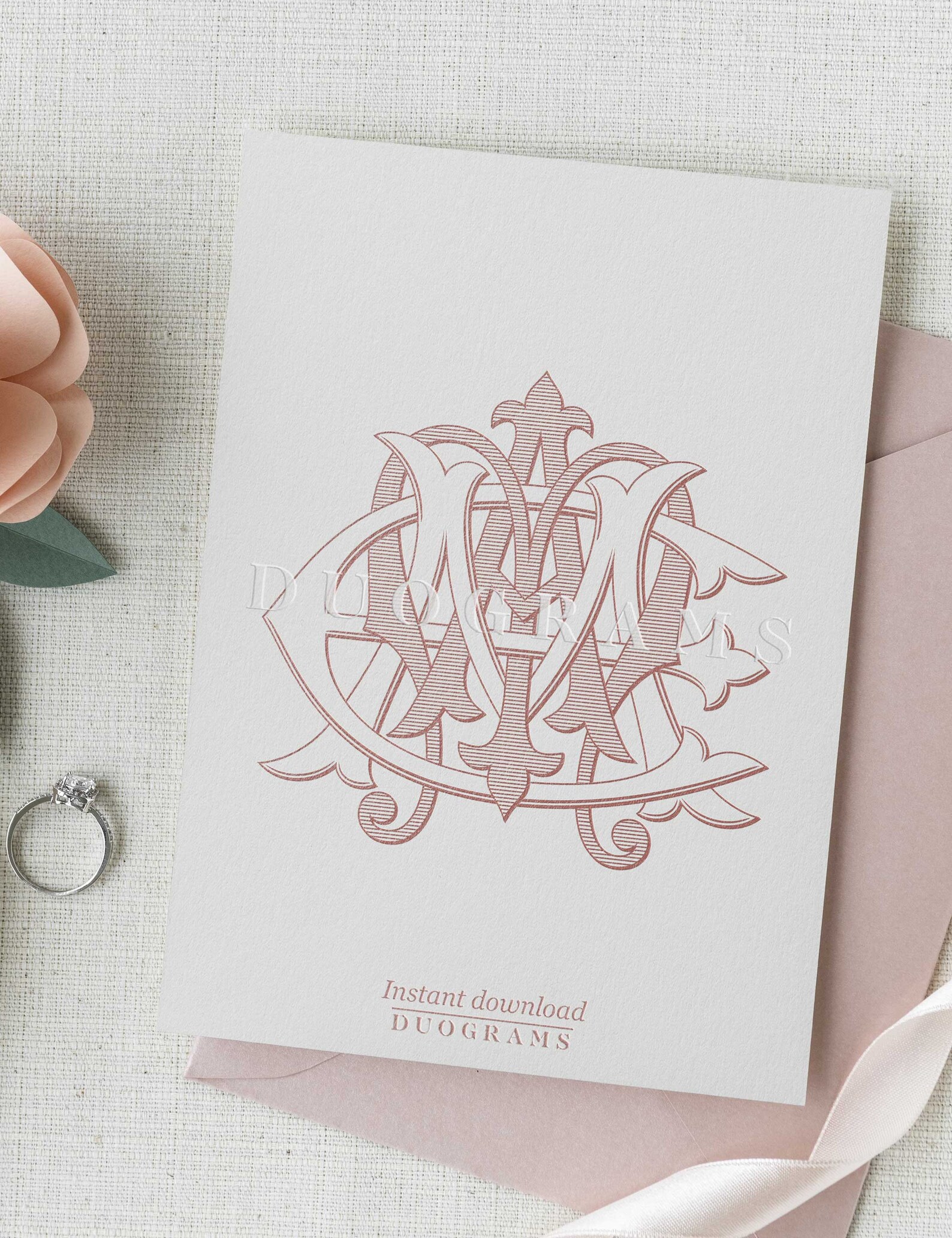 EMMA Name Monogram Logo, 4 Letter Monogram, Personalized Name, SVG ...