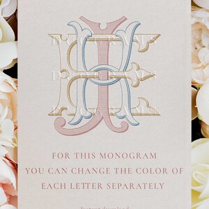 3 Letter Wedding Monogram Logo Design JEK EJK EKJ + 2 Free Wreath - Etsy