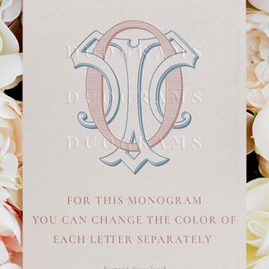 OT TO Vintage Two Letter Monogram Design O T T O Two Letter Monogram ...