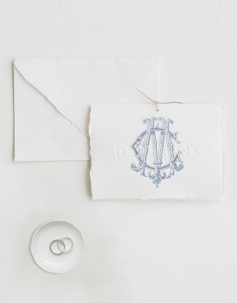 CM MC Vintage Wedding Monogram Logo Design C M Two Letter Monogram SVG ...