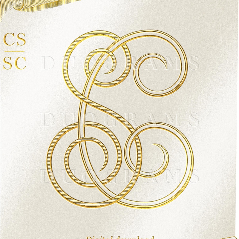Cs Monogram - Etsy