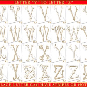 Custom Interlocking 2-letter Monogram, Personalized Vintage Monogram ...