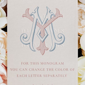 Vintage Monogram Design MY YM Monogram Wreath SVG Digital Download - Etsy