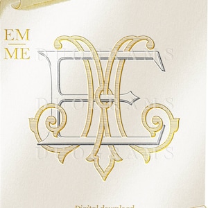 ER RE Wedding Monogram Logo Design E R Digital Download SVG + 2 Free ...