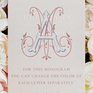 AM MA Wedding Monogram Logo Design SVG Two Letter Monogram A M Digital ...