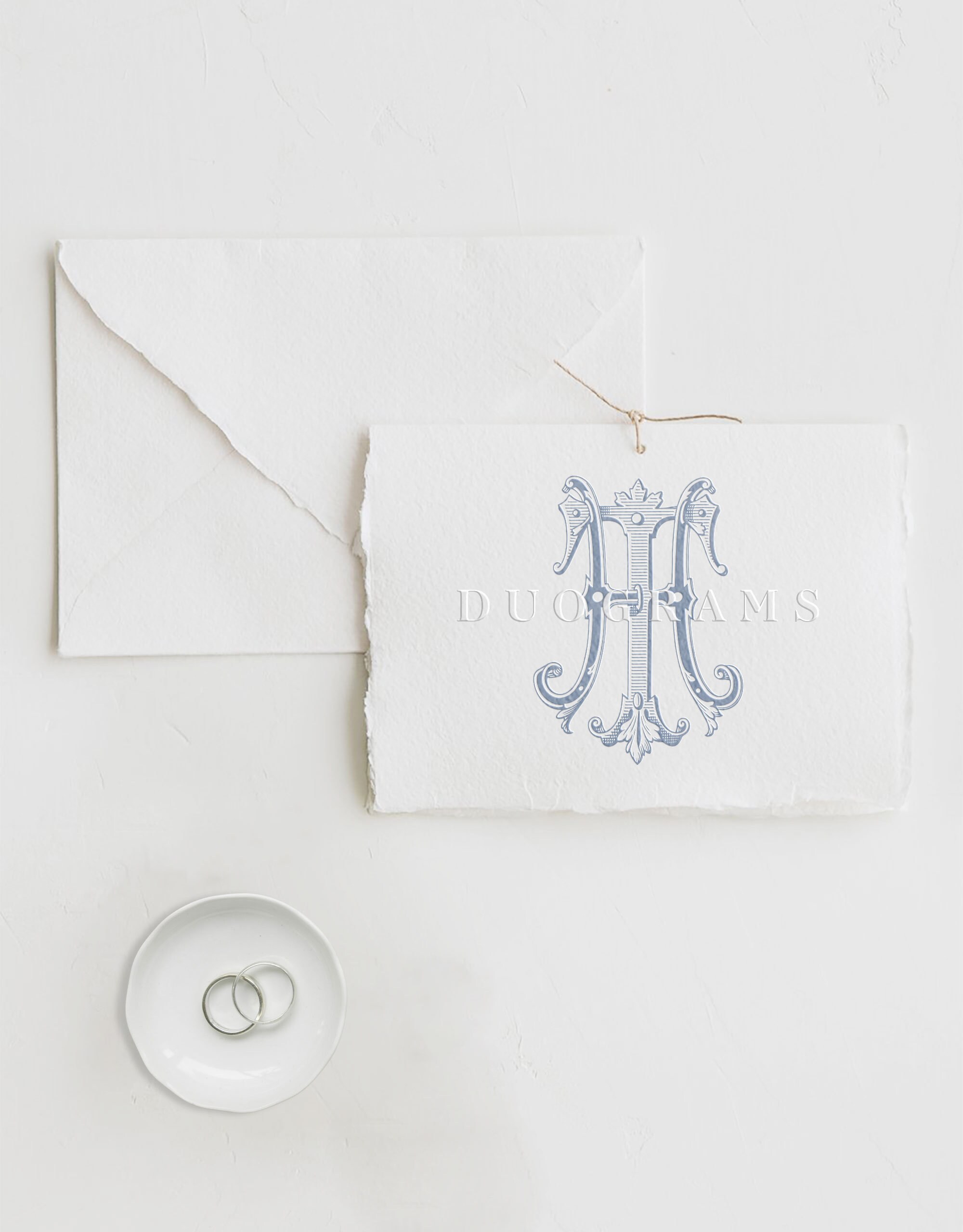 Vintage Wedding HT TH Monogram SVG Logo Design H T 2-letter Monogram ...