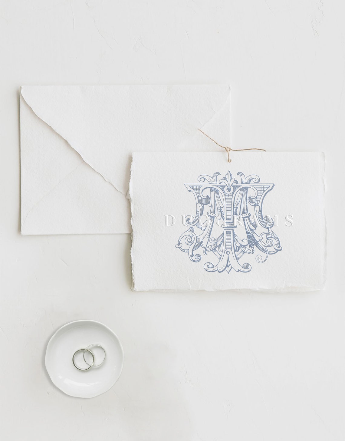 MT Vintage Monogram, TM Wedding Monogram, M T Intertwined Monogram ...