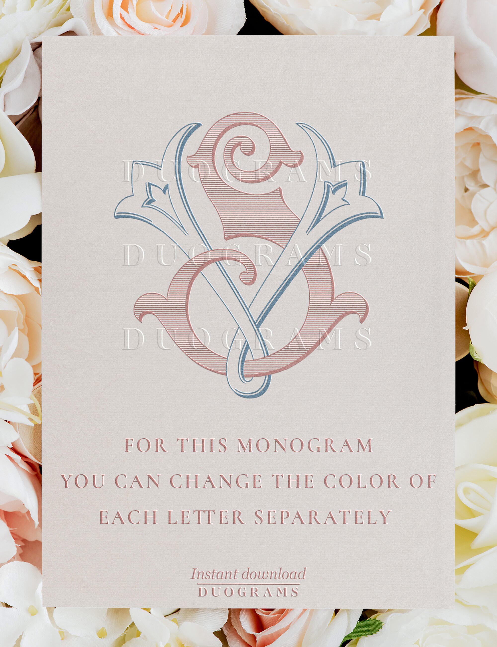 SV VS Wedding Monogram Logo S V Intertwined Monogram V S Wreath SVG - Etsy