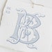 Antique Wedding Monogram AM or MA 2 Letter Monogram Logo Design A M ...