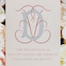 Vintage Monogram Logo Design DF FD Monogram Wreath SVG Digital Download ...