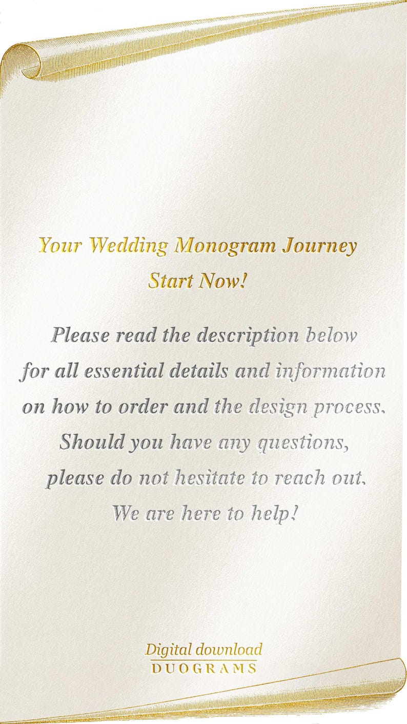 Custom 3-letter Wedding Monogram Logo, Personalized Monogram Design ...