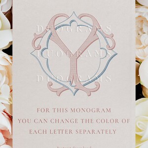 OY YO Wedding Monogram Logo Design O Y Y O Two Letter Monogram Initials ...