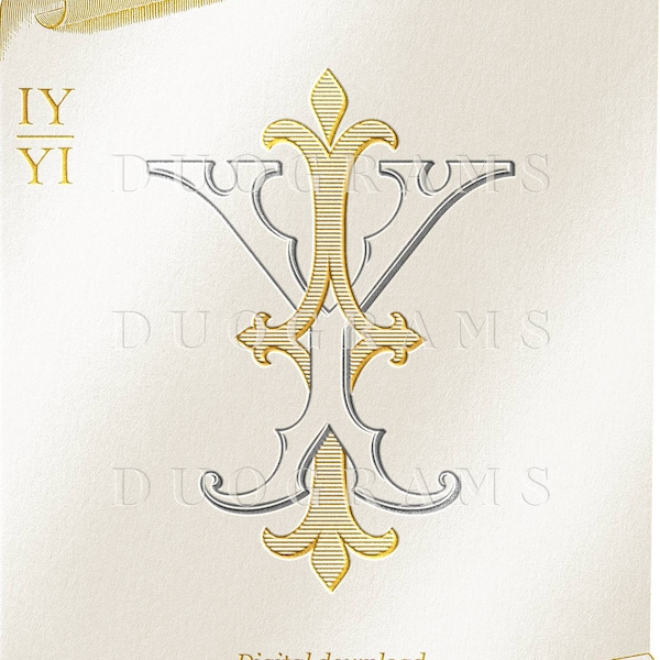 Monogram Letter Y - Etsy