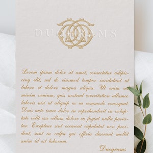 Double G Wedding Monogram Letters Design GG Digital Download SVG + 2 ...