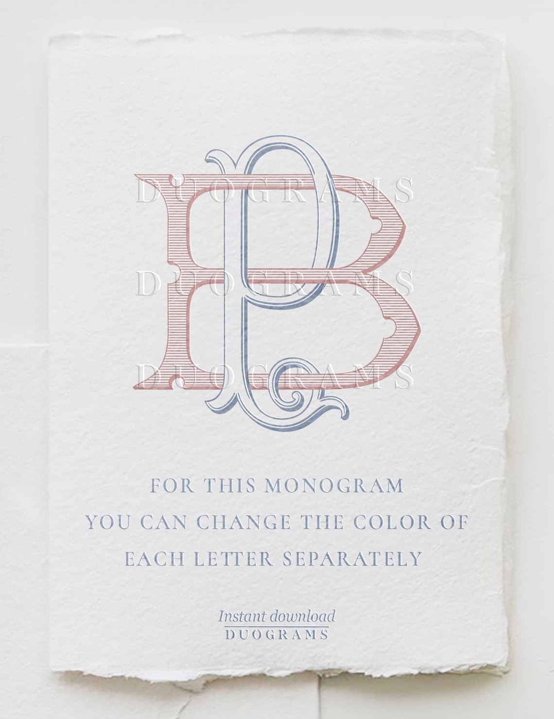 PB BP Wedding Monogram Logo Design B P Two Letters Monogram SVG Digital ...