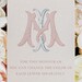 Vintage Monogram Design IM MI Monogram Wreath SVG Digital Download - Etsy