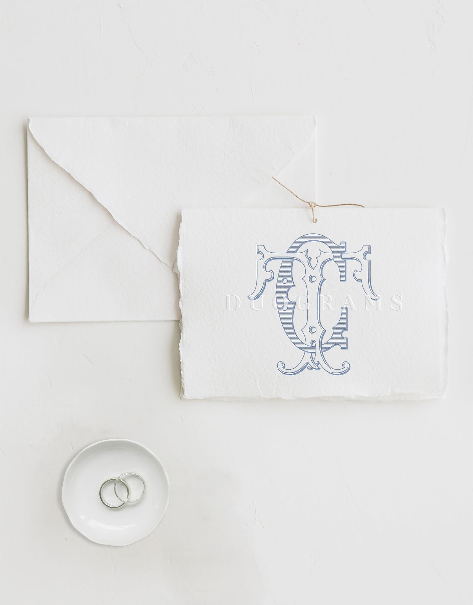 CT TC Wedding Monogram Logo Design C T 2-letter Monogram SVG Digital ...