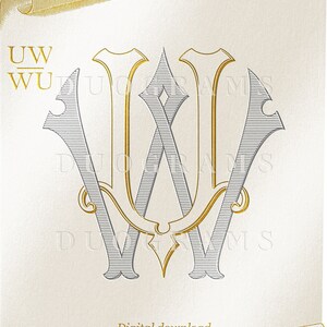 Wedding Monogram Logo Design DL LD Monogram Wreath SVG Digital Download ...
