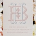 Wedding Monogram Logo Design BH HB Monogram Wreath SVG Digital Download ...