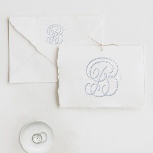 Classic 2-letter Wedding Monogram BG or GB Interlocking Monogram Logo ...