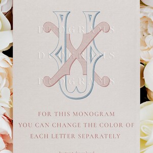 UX XU Wedding Monogram Logo Design U X X U Two Letter Monogram Initials ...