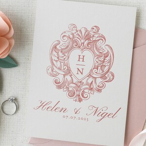 Editable Wedding Crest Logo | Wedding Monogram Logo Design | DIY Logo ...